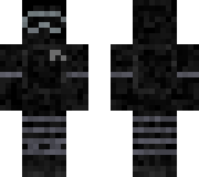 Soldier Black Violent Masked Unknown Minecraft Skins
