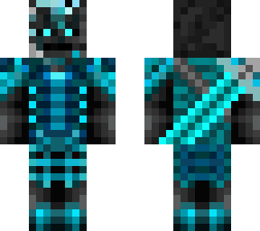 Blackbone With Diamond Armor | Minecraft Skin