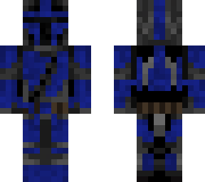Blue mandalorian | Minecraft Skin