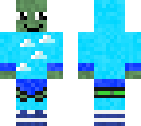Blue Pepe | Minecraft Skin
