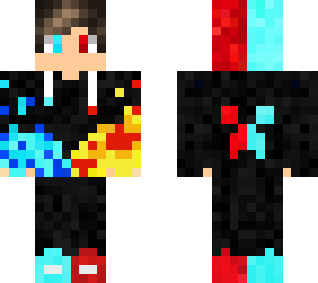 Creeper Dream Fire and Ice | Minecraft Skin