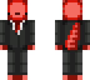 evil red axo | Minecraft Skin