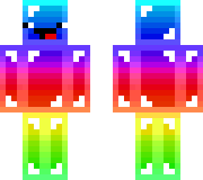 Rainbow Derp | Minecraft Skin