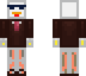 SECRET AGENT CHICKEN!!! | Minecraft Skin