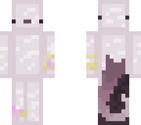 White Axolotl | Minecraft Skin