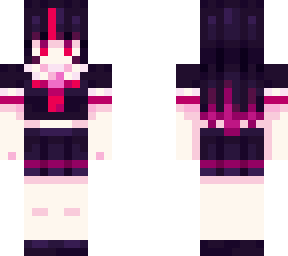 killer yandere girl sempai school woman | Minecraft Skins