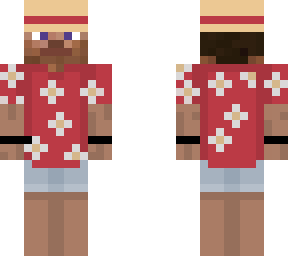 Beach Steve | Minecraft Skin