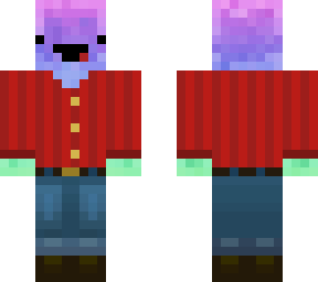 Derp in red wool sweater | Minecraft Skin