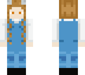 Feline Girl, Origins mod | Minecraft Skin