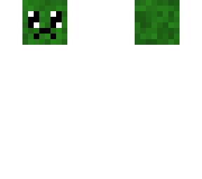 Floating creeper head | Minecraft Skin