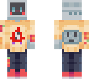 Helperbot with plug | Minecraft Skin