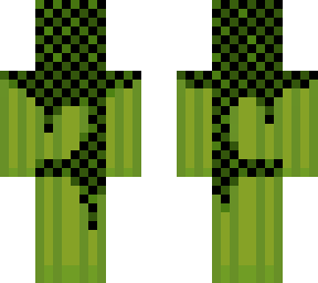 if mossman had a child with a melon | Minecraft Skin