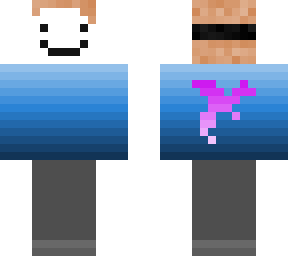 Shaded blue dream | Minecraft Skin