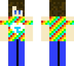 skin de arco iris | Minecraft Skin