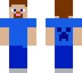 it is the classic bedrock steve | Minecraft Skins