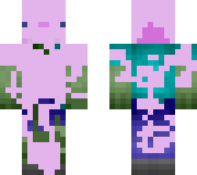 Zombie Axolotl | Minecraft Skin