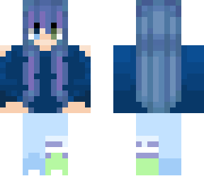 blue girl | Minecraft Skin