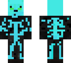 Blue skull trooper | Minecraft Skin