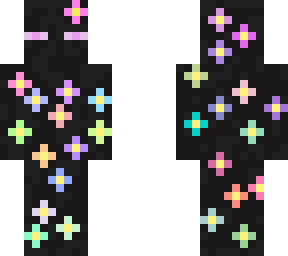 Enderman with Flowers | Minecraft Skin