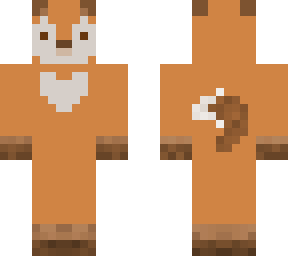 fox girl cute animal | Minecraft Skins
