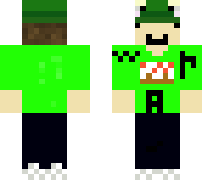 Green frog hat skin | Minecraft Skin