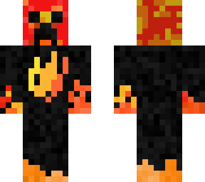 lava creaper | Minecraft Skin