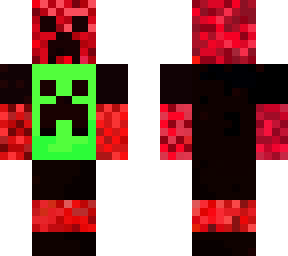 Lava creeper | Minecraft Skin
