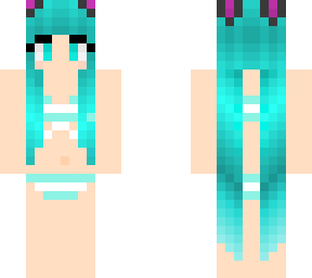 Miku belly | Minecraft Skin