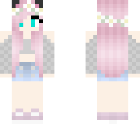 pink cute girl | Minecraft Skin