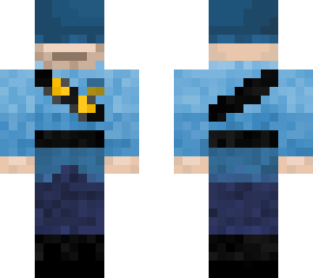 blue soldier team fortress 2 tf2 | Minecraft Skins