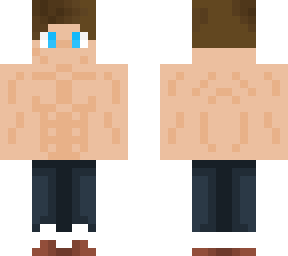 muscles template | Minecraft Skins