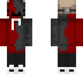 black and red Dream | Minecraft Skin