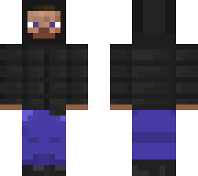Black hoodie Steve edit | Minecraft Skin