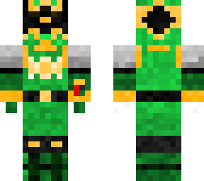 green power ranger | Minecraft Skins