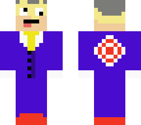 Crazy pie head guy | Minecraft Skin