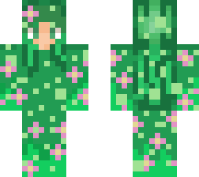 Fire Water And Nature Girl Minecraft Skins