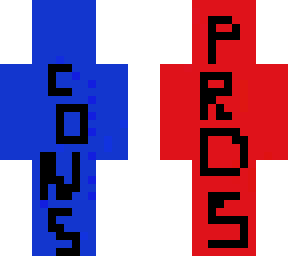 pros and cons | Minecraft Skin