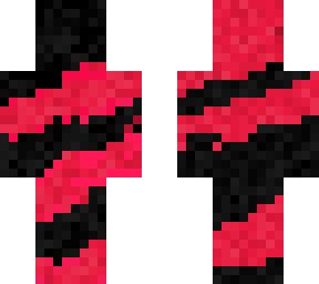 red and black | Minecraft Skin