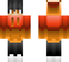 Orange Hoodie | Minecraft Skins