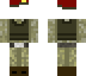 red beret template | Minecraft Skin