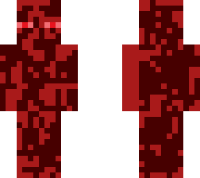 Red enderman | Minecraft Skin