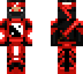 red ninja / Samurai | Minecraft Skin