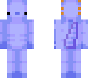 Blue Axolotl | Minecraft Skin