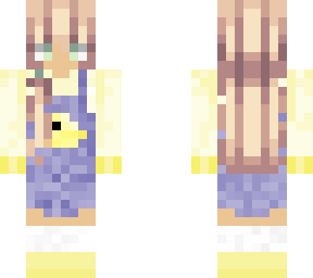 Cute Overall with Duck | Minecraft Skin