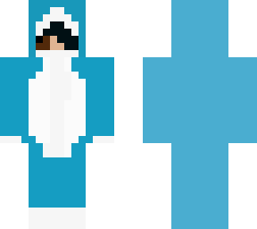 Cute Shark Girl | Minecraft Skins