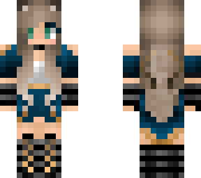 Modern style Princess Girl Skin | Minecraft Skin