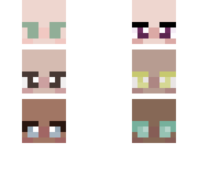 My differnt styles of eyes :D | Minecraft Skin