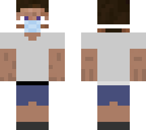 Steve with different clothes and a mask | Minecraft Skin