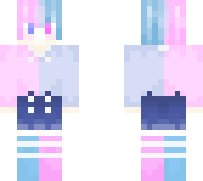 cotton candy boy | Minecraft Skins