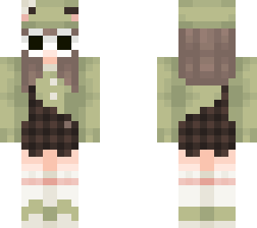 Cute frog skin with GeorgeNotFound Googles | Minecraft Skin
